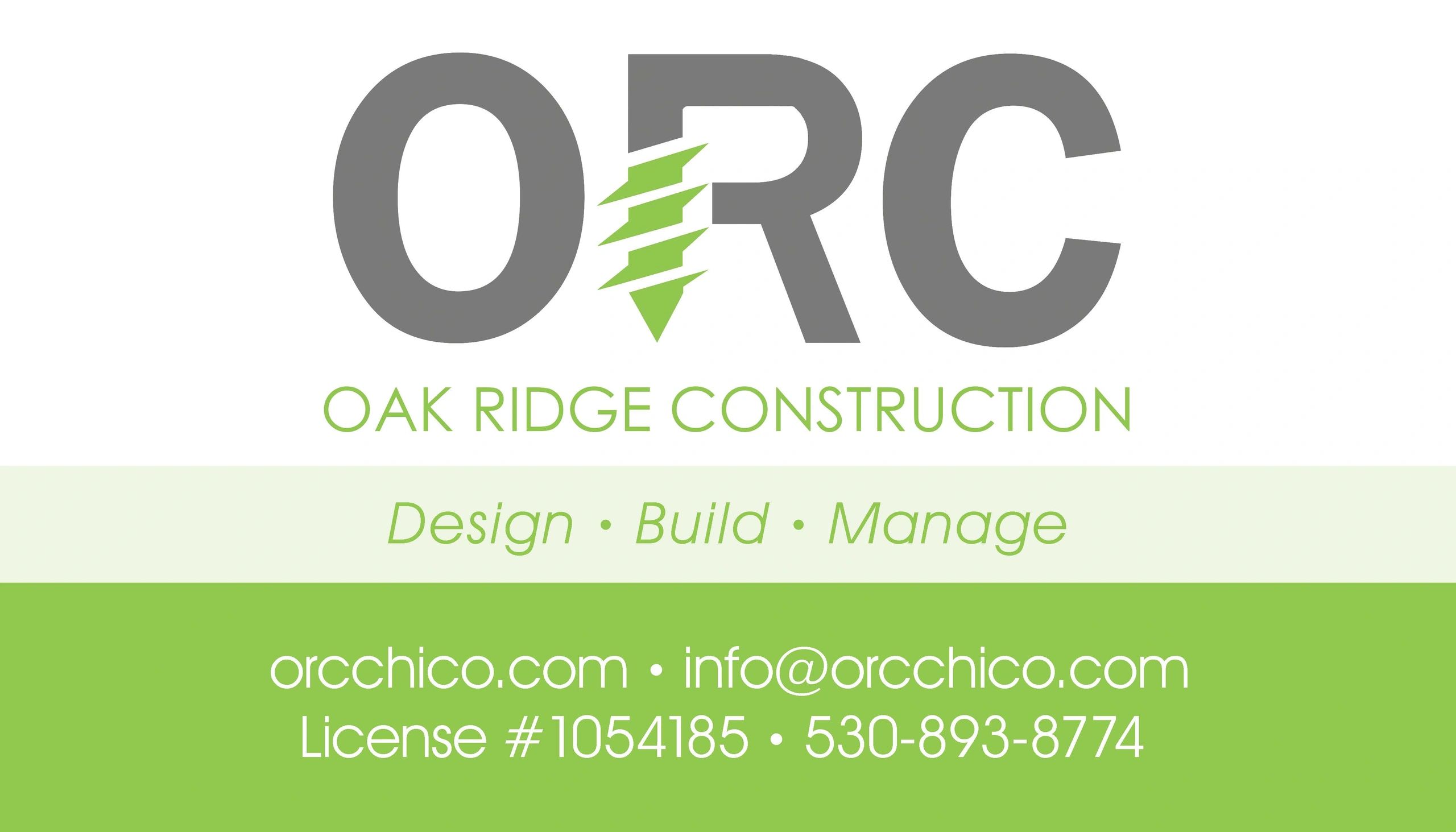 Oak Ridge Construction | Oak Ridge Construction